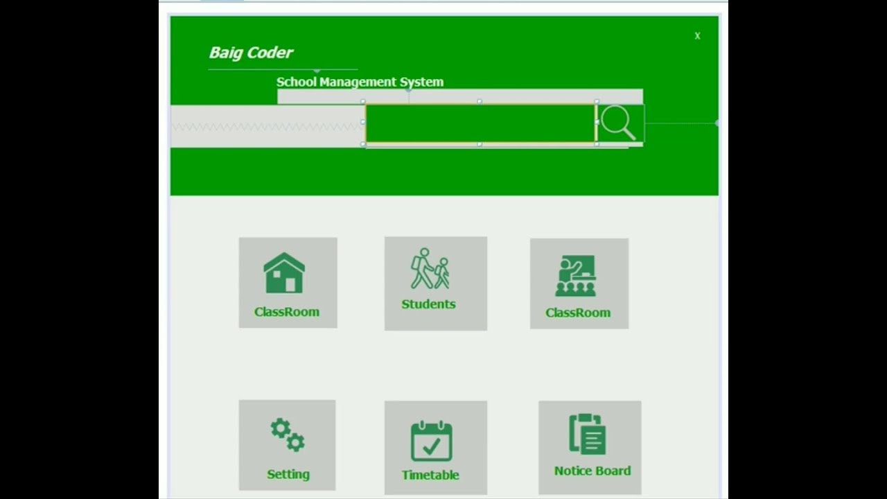 school management system in java swing using Netbeans IDE