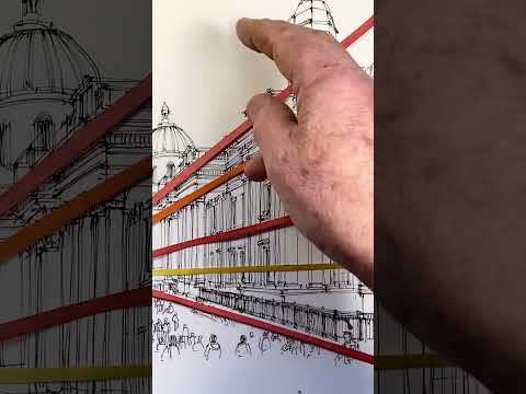 THE PERSPECTIVE PATTERN #stephentraversart #drawing #drawingtips