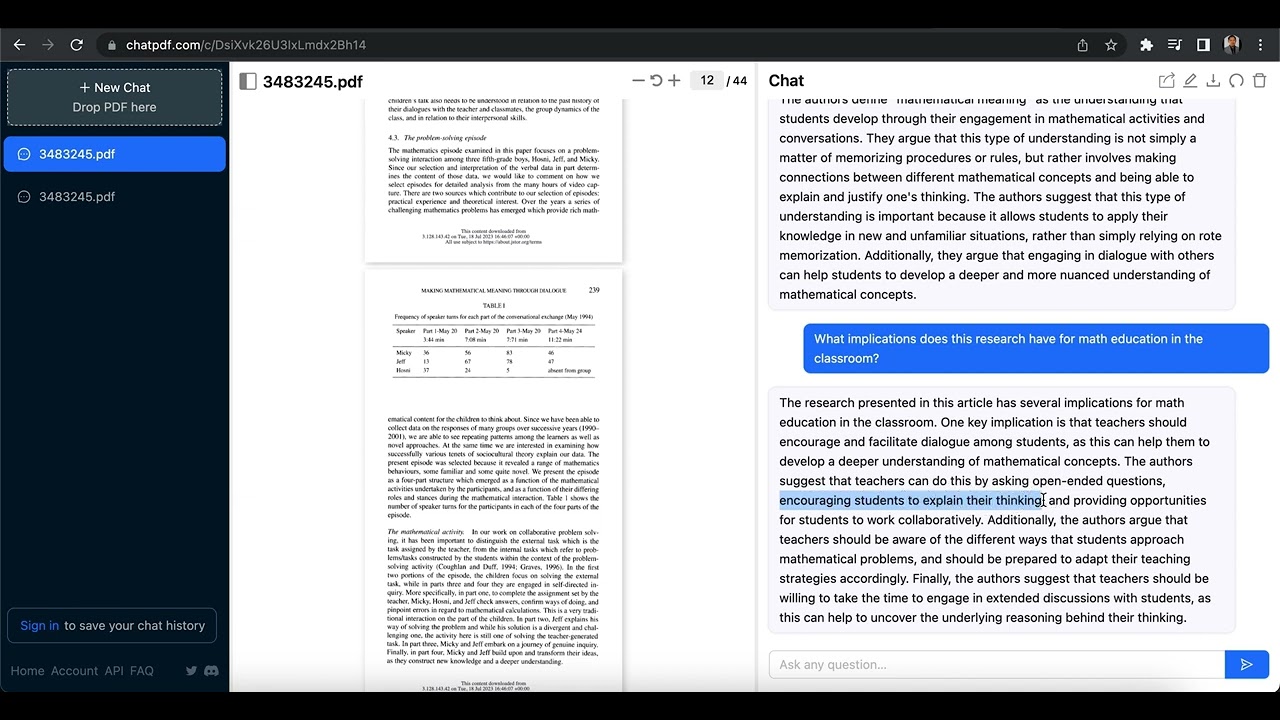 ChatPDF: Website Gratis untuk Analisis Artikel