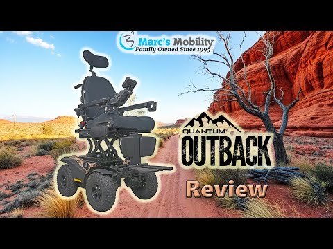 Quantum Outback All Terrain Extreme Powerchair Fully Loaded! - Review # 8134