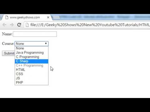 Learn 177 Selected attribute in HTML Hindi - Mind Luster