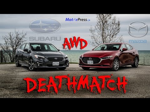 2019 Mazda 3 GT Premium AWD Vs 2019 Subaru Impreza Sport Tech Eyesight AWD