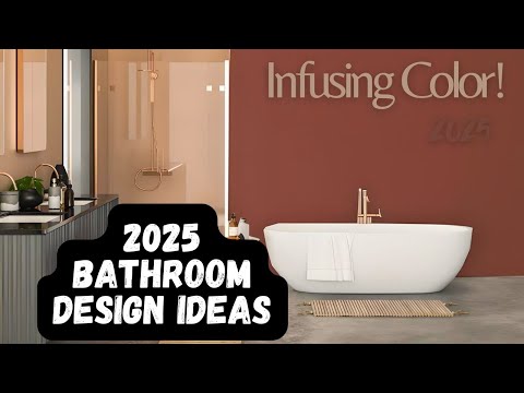 2025 Bathroom Design Ideas YOU NEED TO KNOW NOW: Infusing Color!