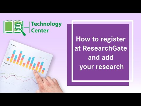 How to register at ResearchGate and add your research