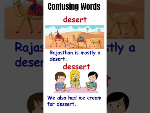 desert v/s dessert|| Learn the meaning, difference and usage @ LIY English|| Learn It Yourself