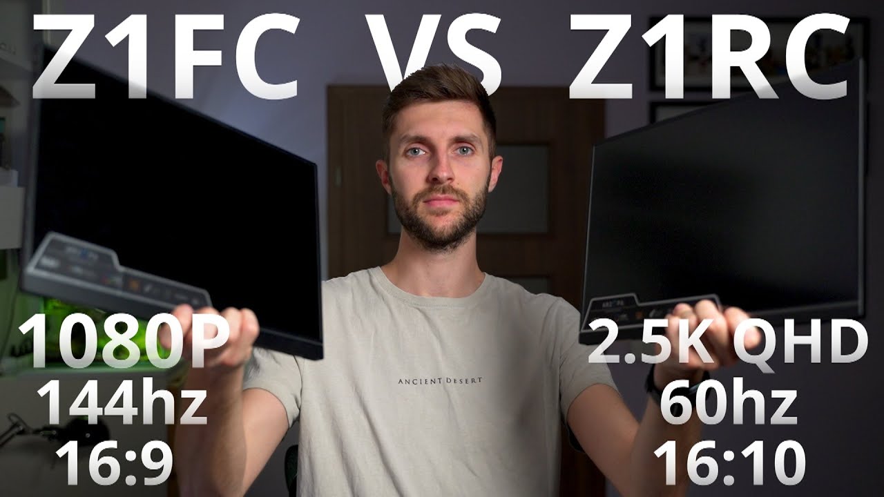 144Hz Gaming vs 2.5K Clarity: Z1FC vs Z1RC – What's the Best Pick?