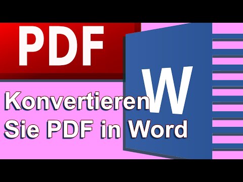 PDF ins Word umwandeln ohne programm - so geht's (GR)