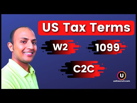Tax Terms in US Staffing | US staffing Tax Terms | US Tax Terms in USA