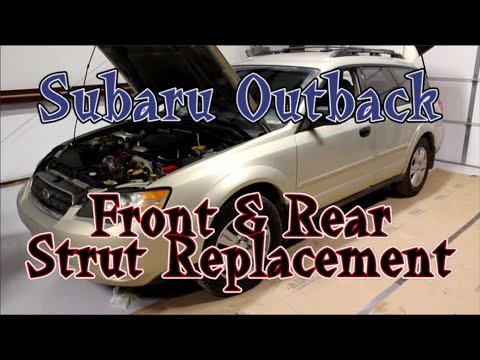 How to Replace Front & Rear Struts on a 2020 Subaru Outback (Quick ...