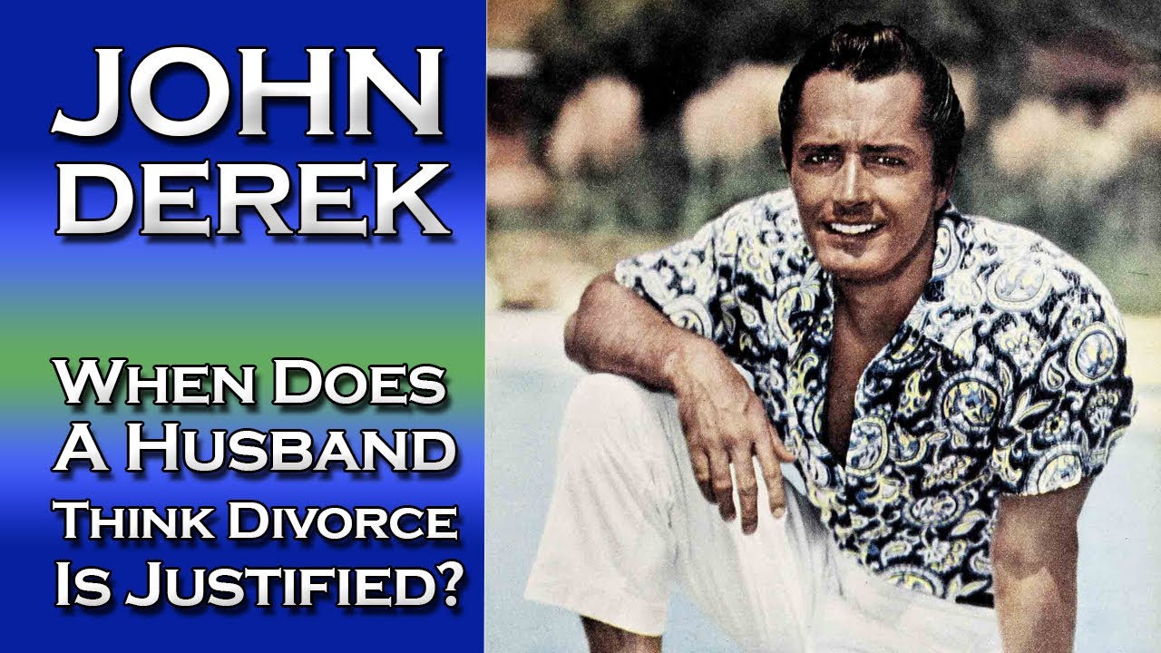 When Does A Husband Think Divorce Is Justified? | John Derek & Pati Behrs - 1956