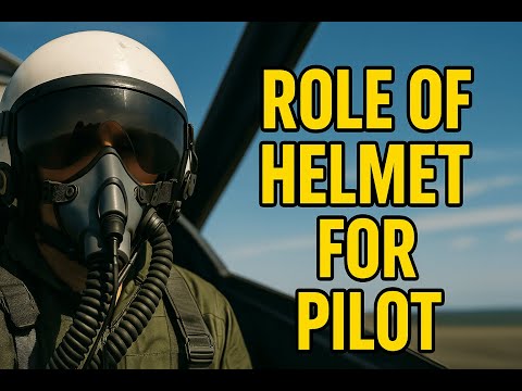 The wonderful role of "Helmet" for a pilot