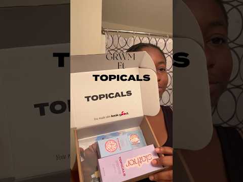 GRWM ft TOPICALS #skincare #grwm #skincareproducts. Slather body serum and ingrown tonic