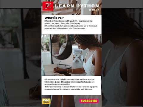 What is Pep in Python | Learn Python | One Minute Series | #shorts