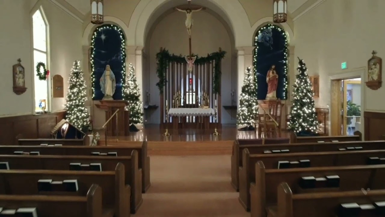 St.Anne's church in Chassell #up #christmas  #michigan