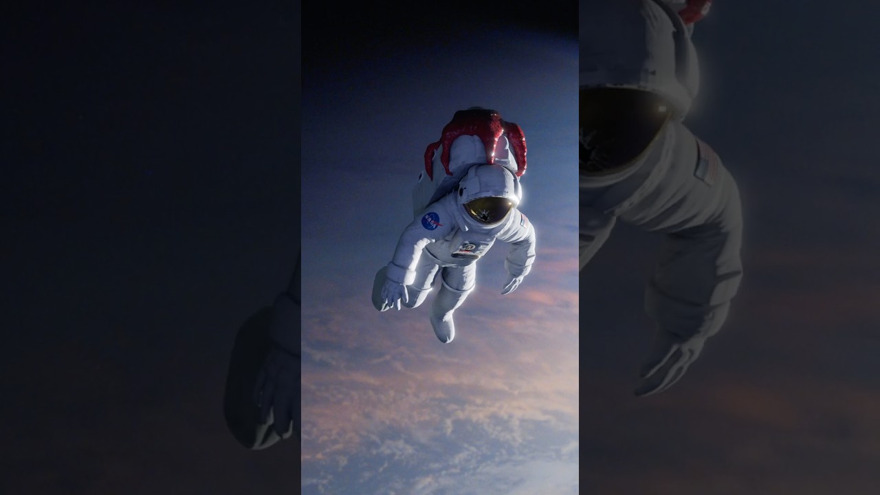 How I made this space animation in Blender #blendertutorial #breakdown