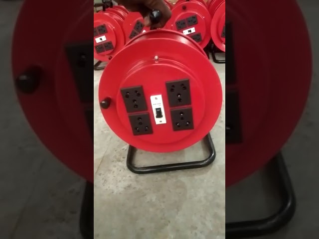 cable reel - Pvc Cable reel 16 A 3 Pin 2 Socket Industrial And 16 A 3 ...