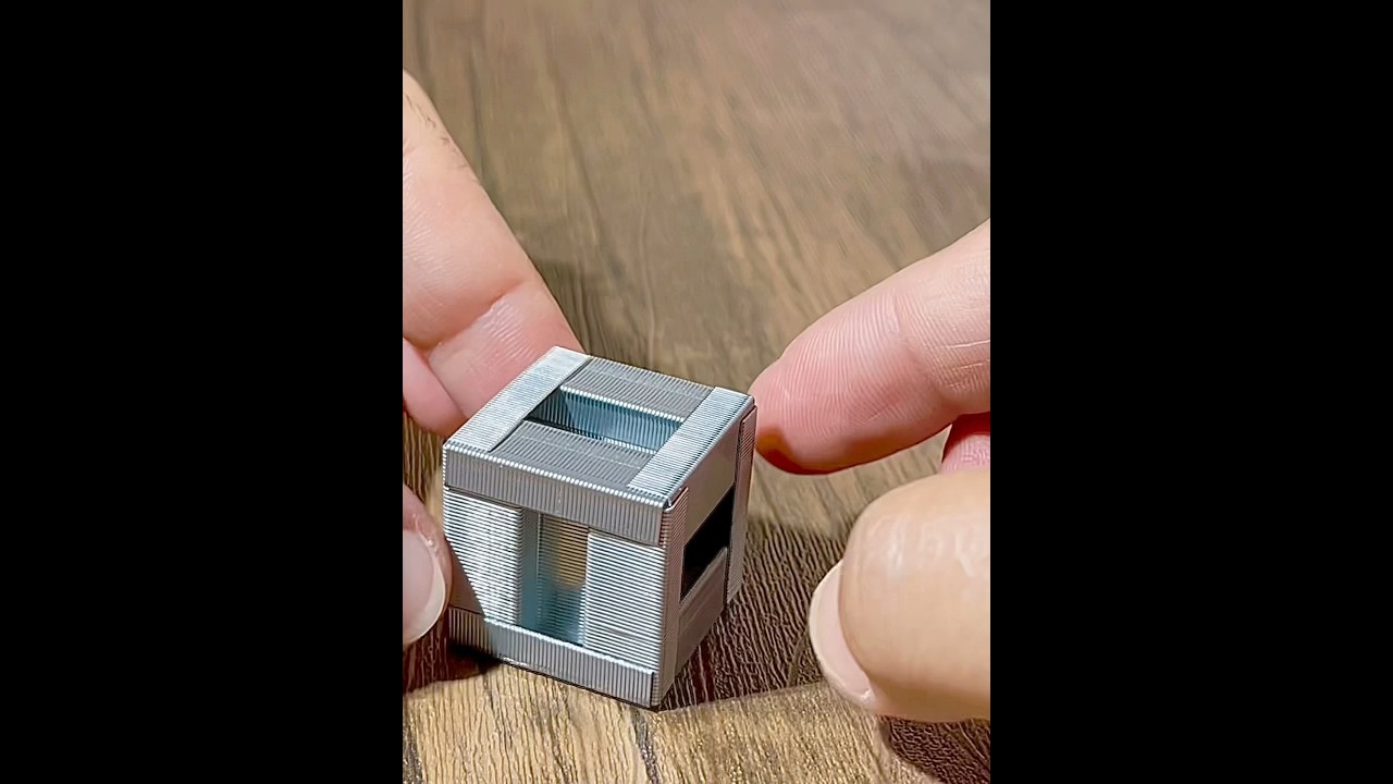stapler pin cube#creative#crafts#shorts