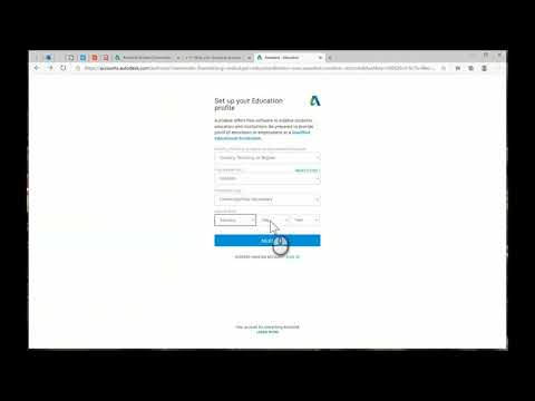How to create an Autodesk Educational Account - Up to Sep. 2020