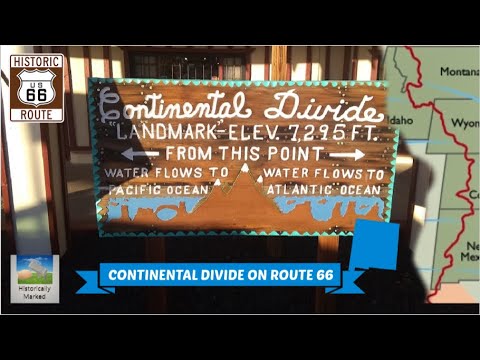 Continental Divide on Route 66, New Mexico