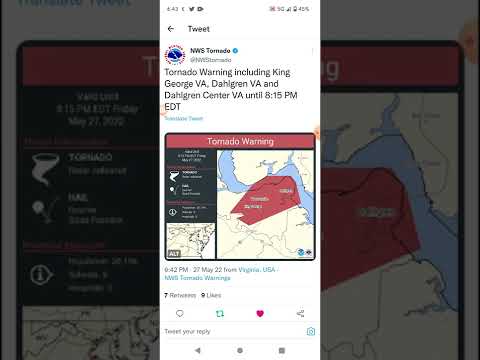 King George, Virginia Tornado 5-27-22