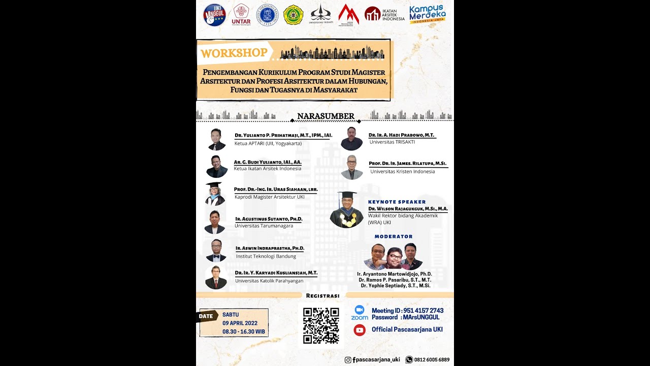 Workshop Pengembangan Kurikulum Program Studi Magister Arsitektur dan Profesi Arsitektur