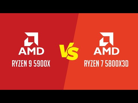 AMD Ryzen 9 5900X vs AMD Ryzen 7 5800X3D - Apps and games benchmark