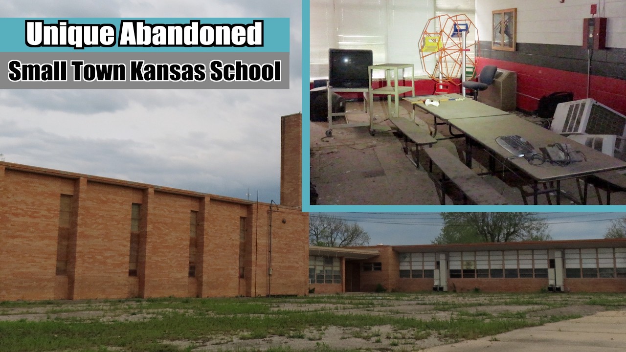 Exploring a Unique Abandoned Small Town School