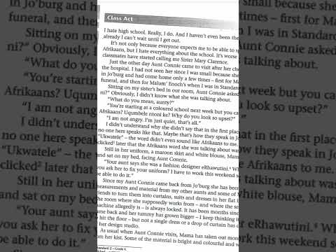 Class Act | Short Story