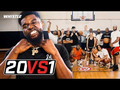 20 HOOPERS VS HEZI GOD FT. CRSWHT & NBA CHAMPION 🔥
