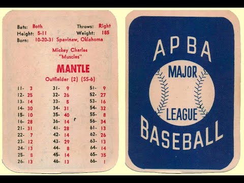 Making APBA Cards Using Steve’s Card Computer Tutorial