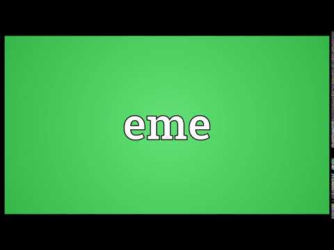 Eme Meaning | Wordogram