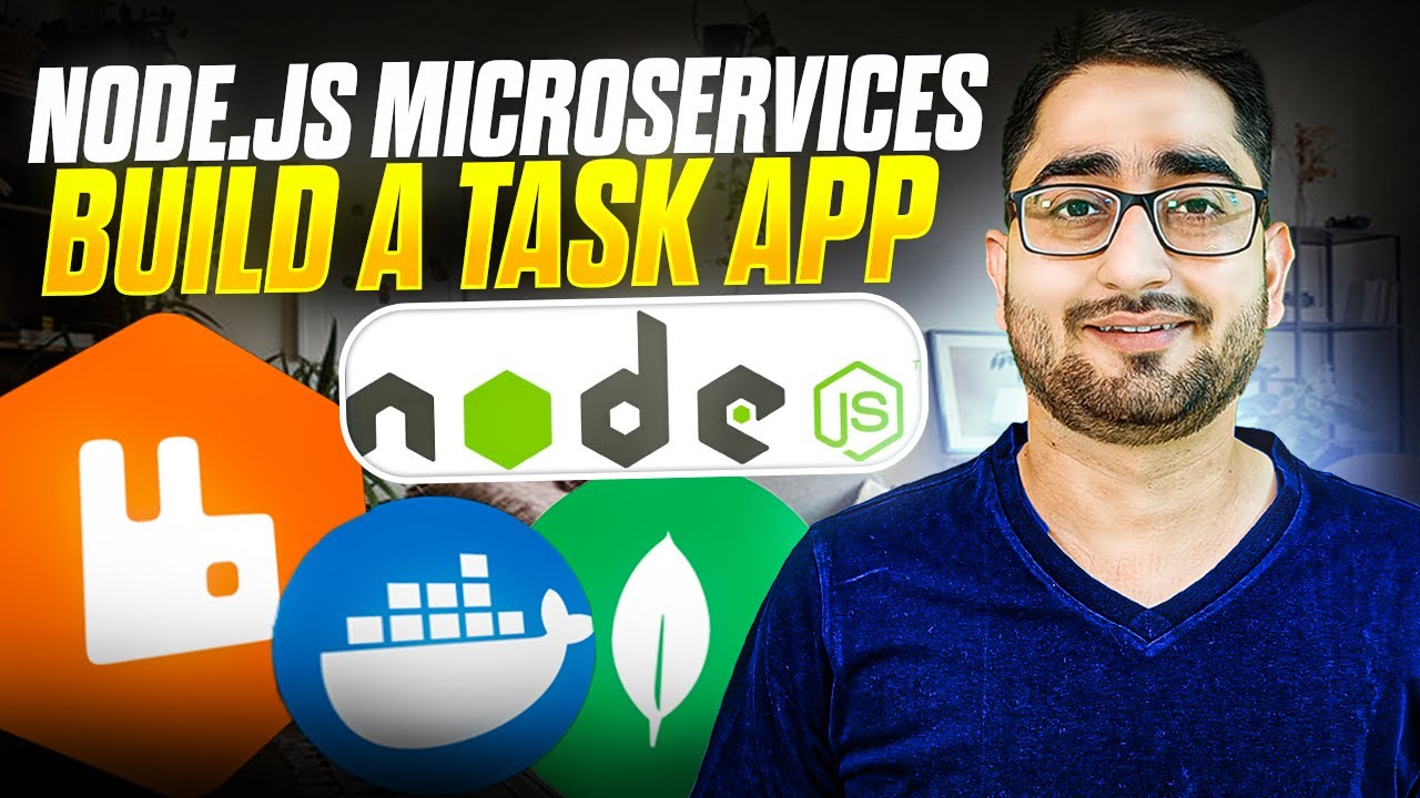 🚀 Build Node.js Microservices with MongoDB, Docker & RabbitMQ | Build a Task App