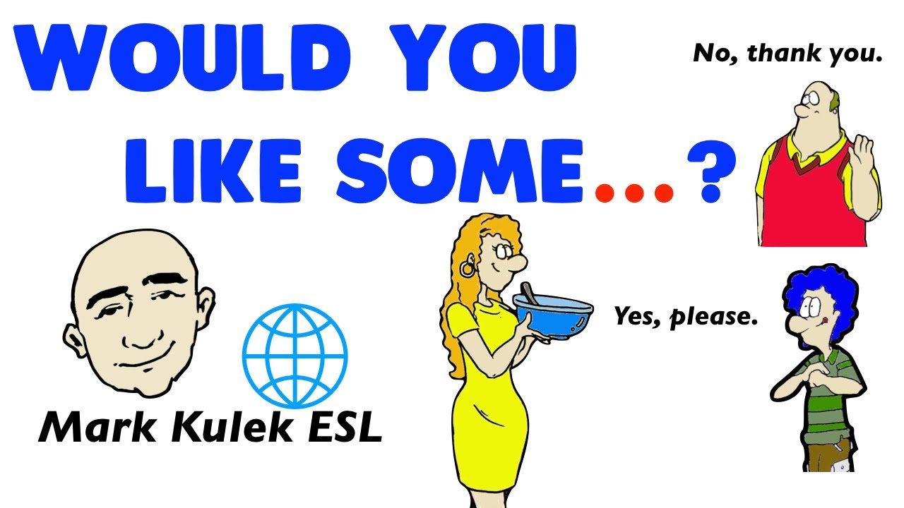 Would You Like Some ...? - offering food (Q&A) | Learn English - Mark Kulek ESL