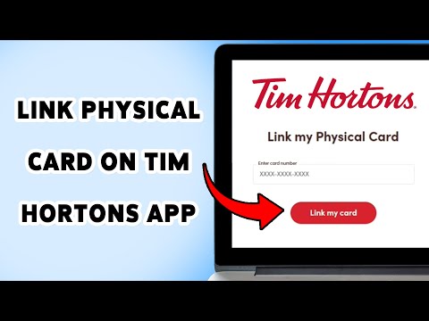 How To Link Physical Card On Tim Hortons App 2025 | Add Tims Card To Tim Hortons Account