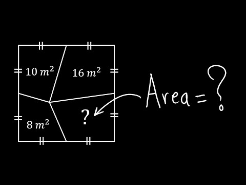 How to solve for The Unknown Area in a Square – Viral Math Problem | Dr ...
