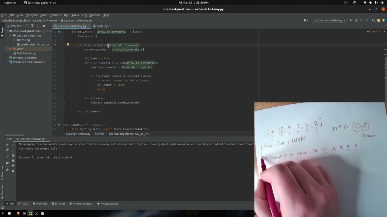 Find Leaders in an Array: Python Solution