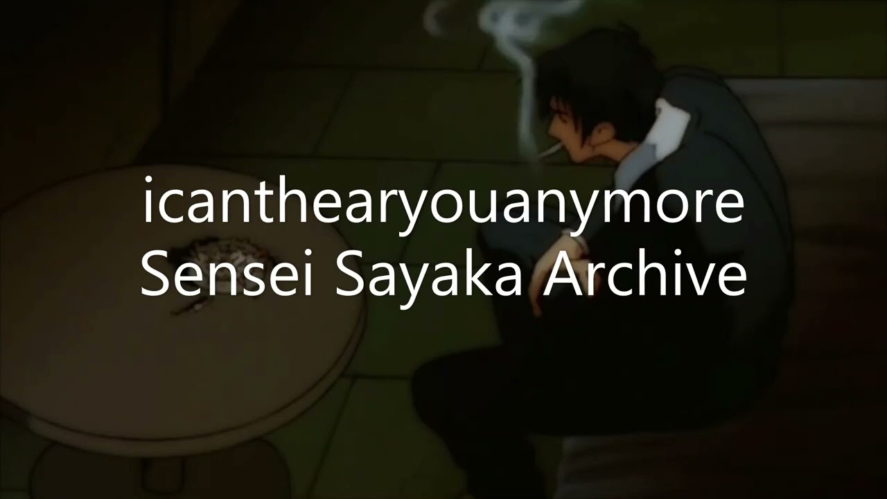 Icanthearyouanymore - Sensei Sayaka Archive