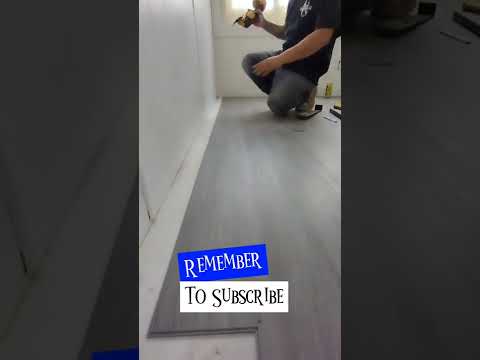 How to cut the last row when installing vinyl plank floors