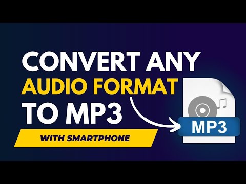 HOW TO CONVERT ANY AUDIO FORMAT TO MP3 | FREE ONLINE AUDIO CONVERTER
