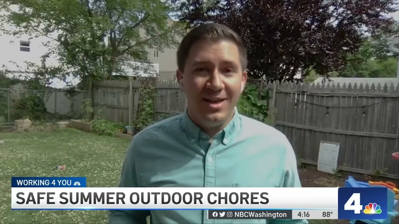 Staying Safe While Doing Yard Chores | NBC4 Washington