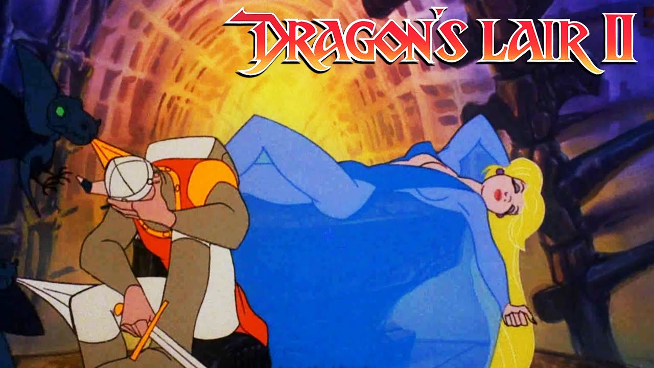 Rescue Princess Daphne with me Again Live Play Dragon's Lair - Gaming in the 80's