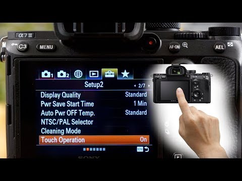 Sony A7 III: Touch focus with demo (ILCE7M3B.CEC)