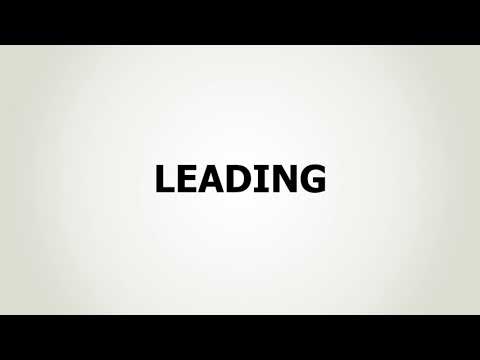 How to Pronounce Leading