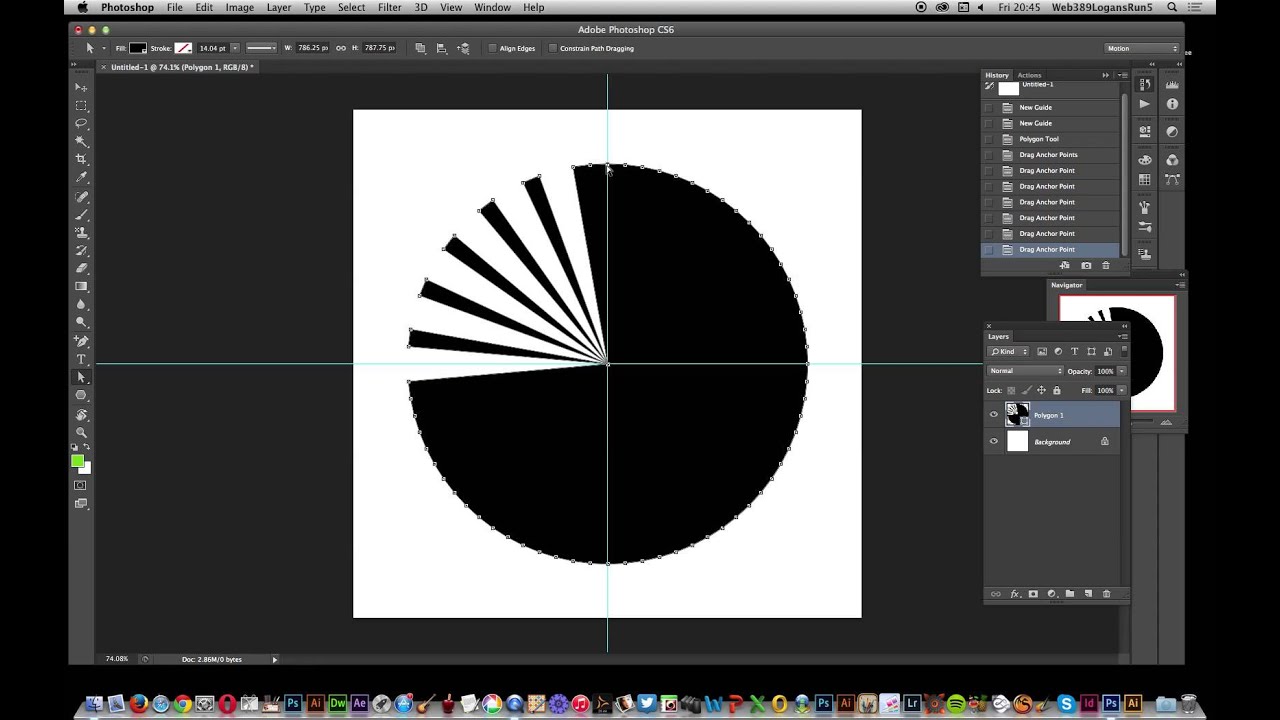 Photoshop  : How to create a vector sunburst in Photoshop tutorial