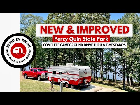 RV Camping at Percy Quin State Park in McComb, Mississippi