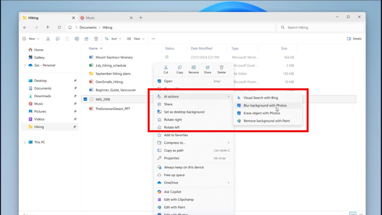 Reduce Bloat: Windows 11 Will Finally Let You Remove 'AI Actions' From the Context Menu!