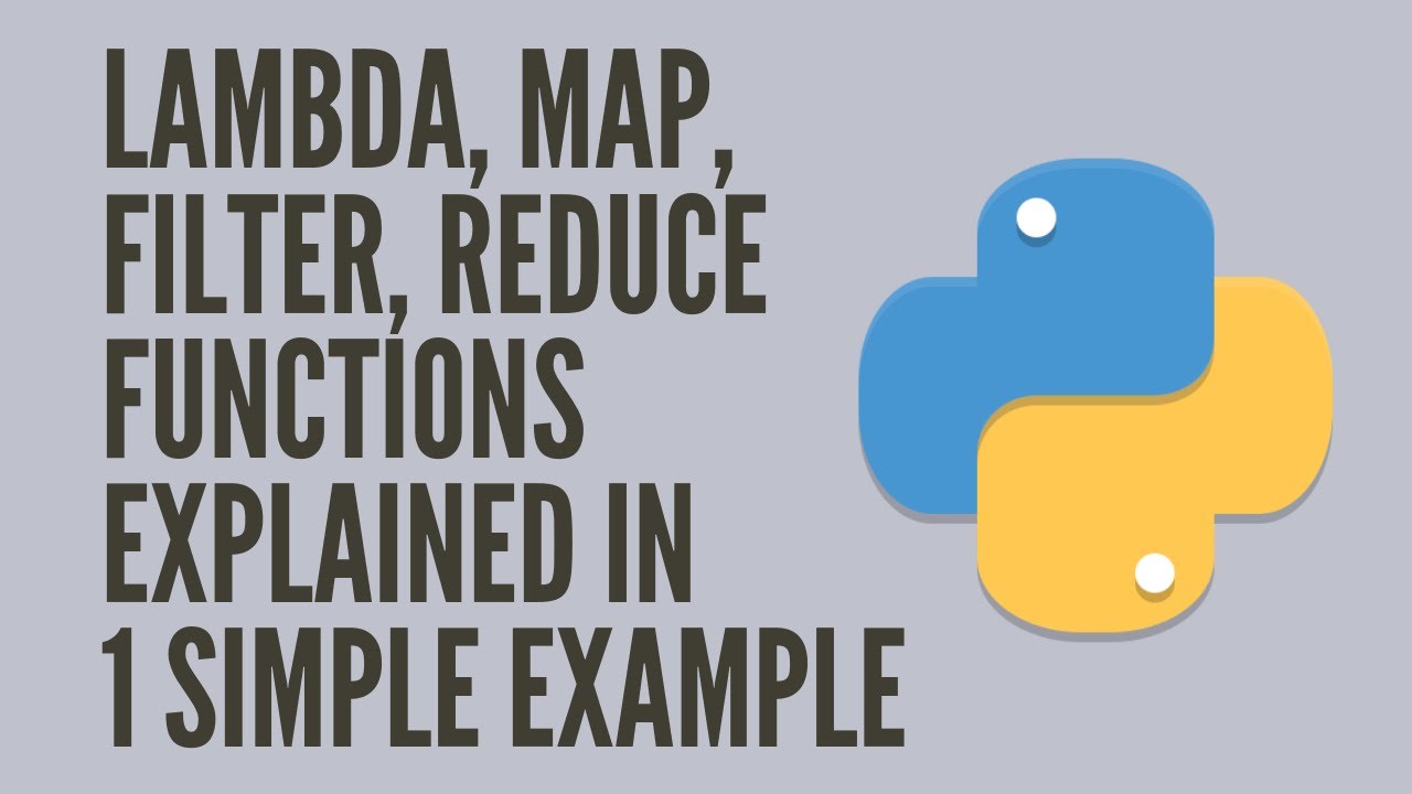 Lambda, Map, Filter, Reduce Functions in Python