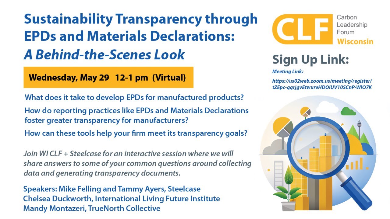 Sustainability Transparency through EPDs and Materials Declarations: A Behind-the-Scenes Look
