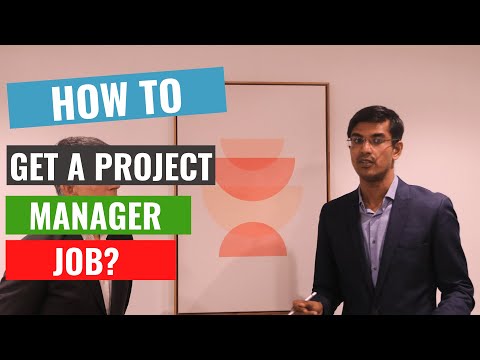 how to get a project manager job with no experience