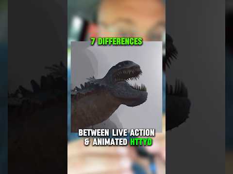 7 BIGGEST Differences Between HTTYD Live Action & Animated Films!